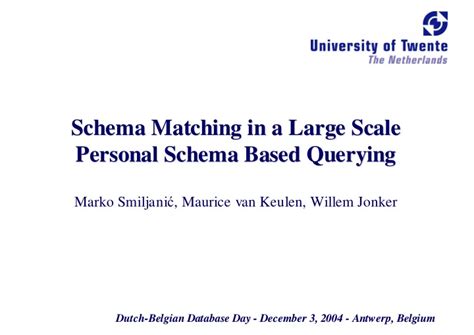 Ppt Schema Matching In A Large Scale Schema Matching In A Large Scale Powerpoint