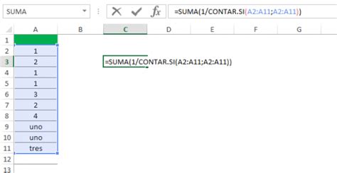 Contar Valores Distintos En Excel Excel Y Vba