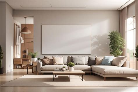 Premium Photo Blank Living Room Interior With Free Space