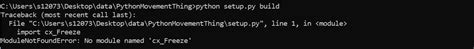 pygame cx freeze does not seem to import nor install using pip