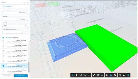 clash detection in navisworks vs model coordination in bim 360 acc