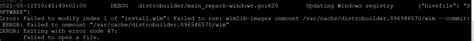 windows repack failing on xfs · issue 429 · lxc distrobuilder · github