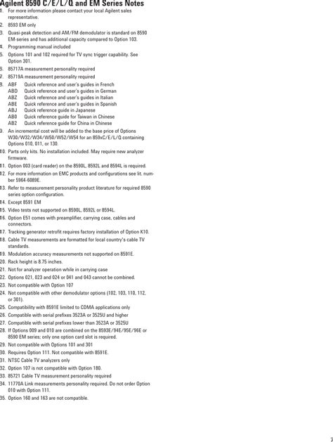 Agilent Technologies 8590 Users Manual
