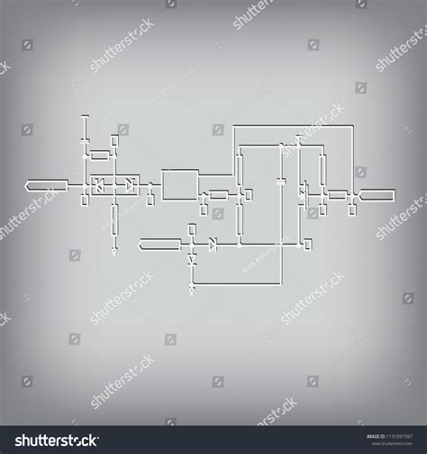 Schematic Diagram Vector Stock Vector Royalty Free Shutterstock