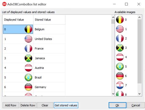 Tadvdbcombobox Db Aware Combobox With Attached Label With Different