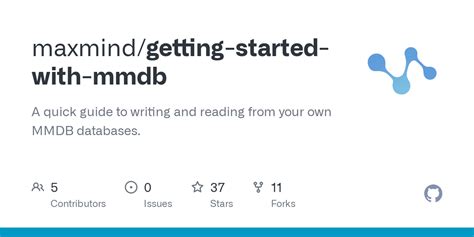 Github Maxmindgetting Started With Mmdb A Quick Guide To Writing And Reading From Your Own