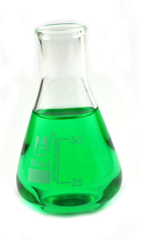 1000ml Glass Erlenmeyer Flask With Ptfe Lined Screw Cap Eisco Labs Borosilicate 3 3 Glass