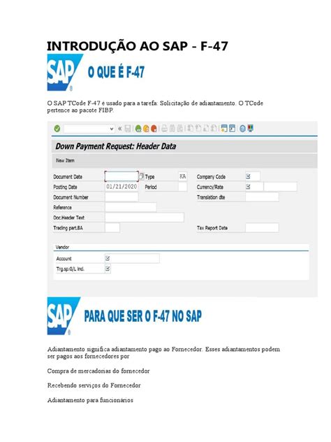 Introdução Ao Sap F 47 Pdf