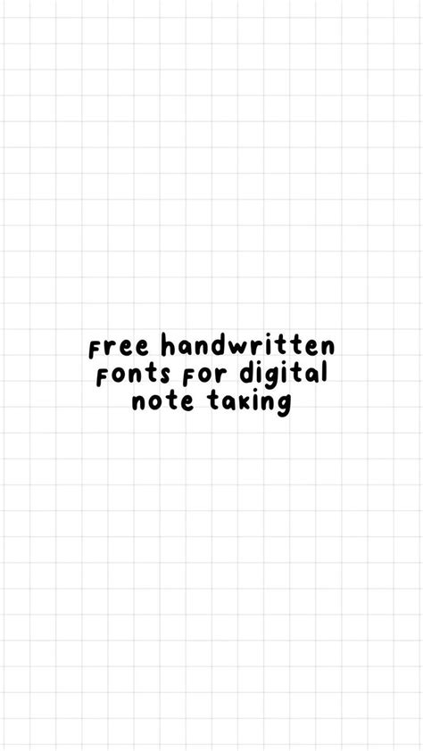 5 5 Best Free Handwritten Fonts For Notability And Goodnotes 5 Free