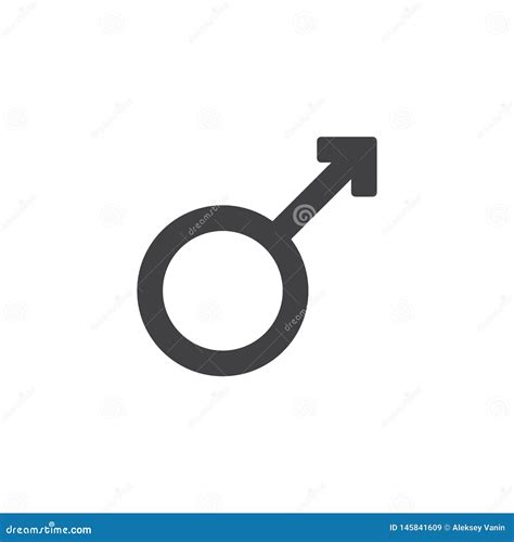 Male Sex Sign Vector Icon Stock Vector Illustration Of Notice