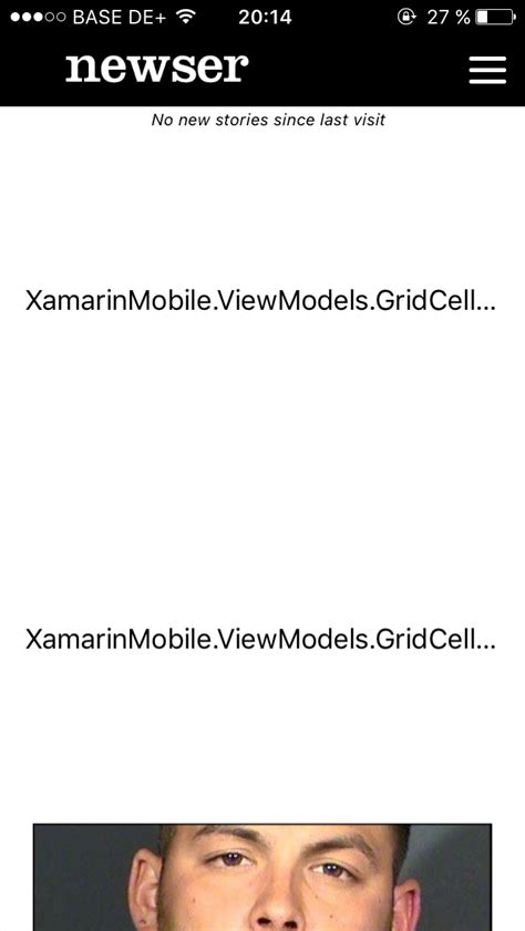 Xamarin Why Is My Listview Showing The Item Source Data Type Stack Overflow