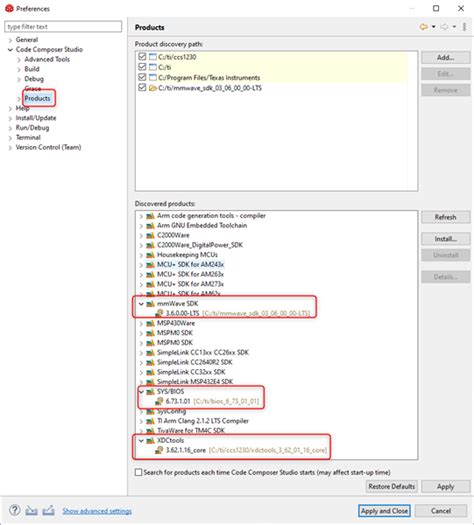 IWR Building The MMWave SDK Mailbox MSS DSS Exchange Unit Test Sensors Forum