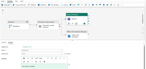 使用数据管道刷新语义模型（预览版） power bi microsoft learn