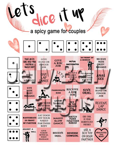 Printable Sex Game Naughty Couples Game Adult Dirty Game Sexy Valentines Games Naughty Board