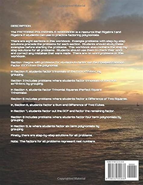 Free Algebra Worksheet Section 10 5 Factoring Polynomials Of The Form Download Free Algebra