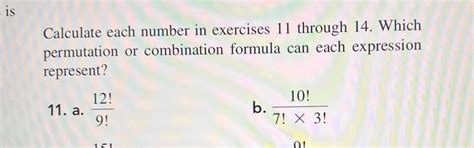 solved calculate each number in exercises 11 ﻿through 14