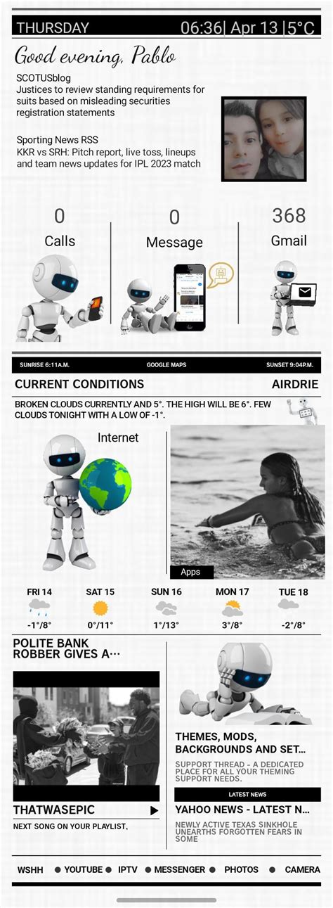[theme] News And Weather Remix R Kustom