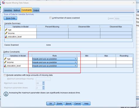 Data Imputation For Missing Values In Spss
