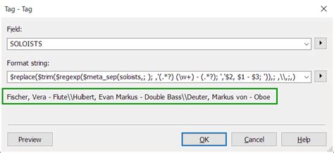 Convert Multi Tag Field Regex Support Mp3tag Community