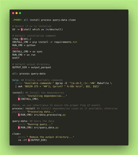 Maxime Bonnesoeur On Linkedin Makefiles Automation Workflowoptimization Datasciencetools