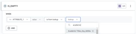 lookup items ataccama one