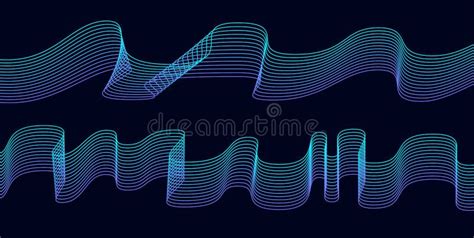 Abstract Dynamic Music Wave Technology Background Vector Sound Wave