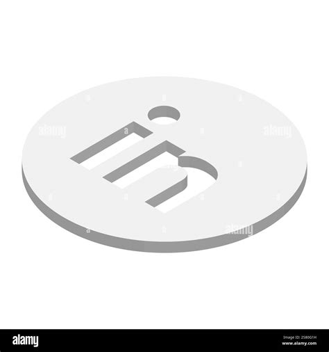 Linkedin Social Media App Icon 3d Isometric Vector Illustration Stock Vector Image And Art Alamy