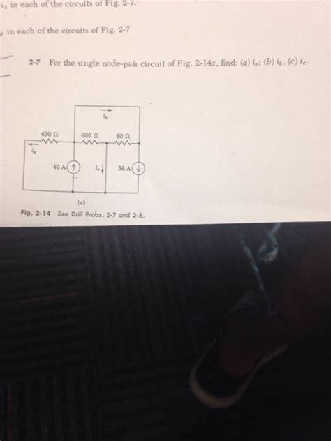 solved in each of the circuits of fig 2 7 in each of the