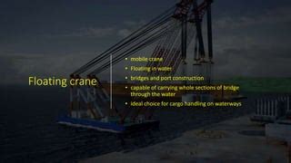Types Of Cranes PPTX