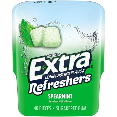 Extra Chewing Gum 15 Count Bubble Flavor Sugar Free Pack Of 10