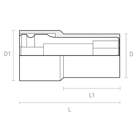 6 Point Socket With Thin Wall L55 Ekatec Gmbh En