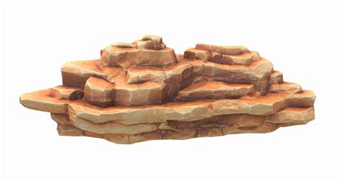 Blocky Rock Modelo 3d 29 Fbx Obj Max Free3d
