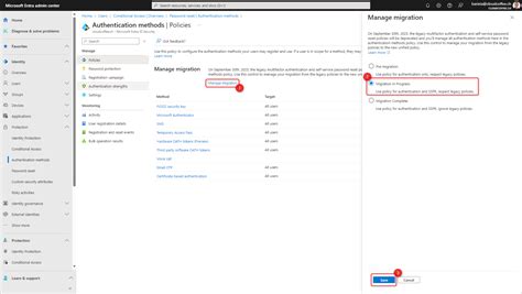 Migrate Legacy Mfa And Sspr Policies To Authentication Methods In