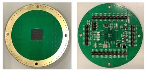The Top View Left And Bottom View Right Of The Fpga Test Board The Download Scientific