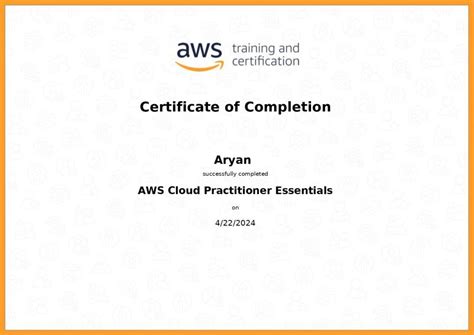 Aryan On Linkedin Excited To Share That Ive Successfully Completed My Aws Certification …