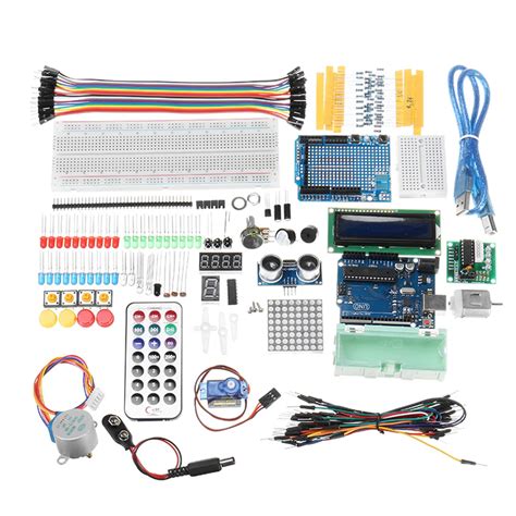 Basic Experimental Starter Kits With Uno R3 Dc Motor Lcd1602 Display