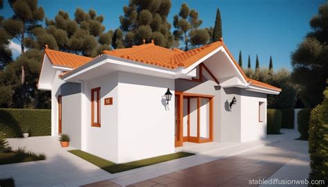 Create Realistic Render With Orange Brick Texture Stable Diffusion Online