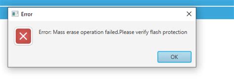 solved error during flashing stm32wb5mmgh6u with cubeprog