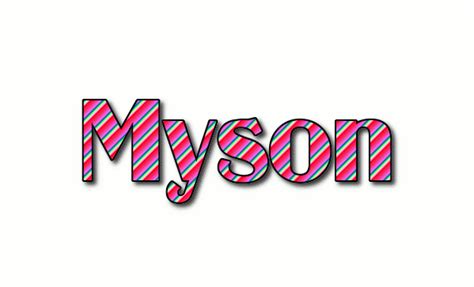 Myson Logo Free Name Design Tool From Flaming Text