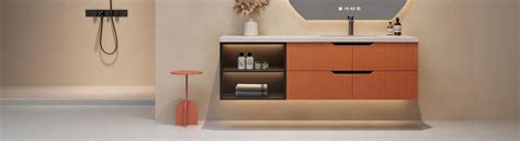 Fluted Vanities Modern Textured Bathroom Vanities Myhomeware