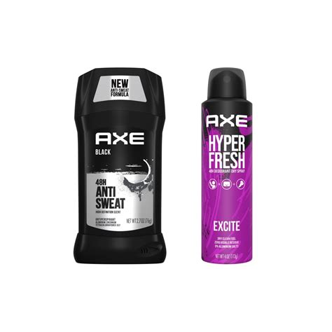 27oz Axe Black Antiperspirant Stick Or 4oz Axe Hyper Fresh Deodorant