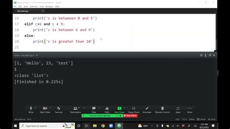 Robotics Lec 1a Python Basics Fall 2022 Youtube