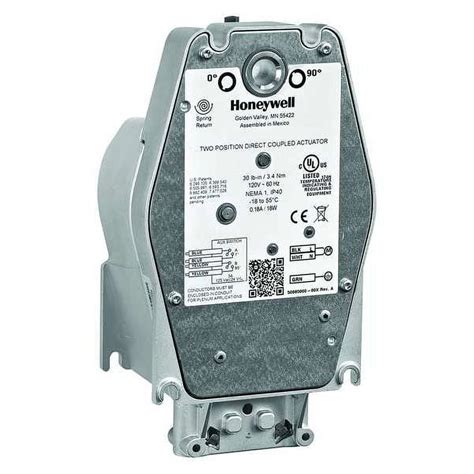 Honeywell Actuator Damper 80 In Lb 24v Ac Ms8109f1010