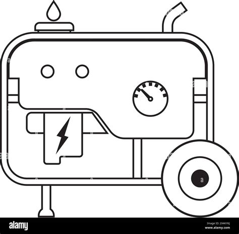 Electric Generator Icon Vector Illustration Design Stock Vector Image And Art Alamy