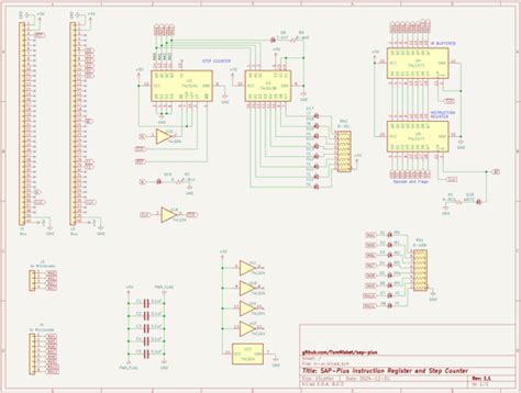 Instruction Register And Step Counter Sap Plus