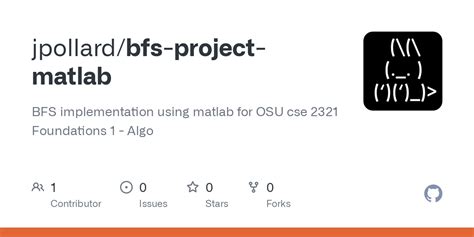 Github Jpollardbfs Project Matlab Bfs Implementation Using Matlab For Osu Cse 2321