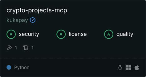 Score Crypto Projects Mcp Glama