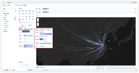 【数据可视化工具】浅谈 Dataease 和 Finebi 支持的流向地图 知乎