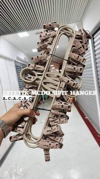 Mcdo Estetik Sipit Hanger 6pcs Lazada Ph