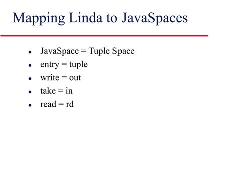 PPT Java Space For Distributed Object System PowerPoint Presentation ID
